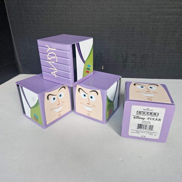 Pixar | Toys | Disney Pixar Toy Story Buzz Lightyear Andy Cubeez ...
